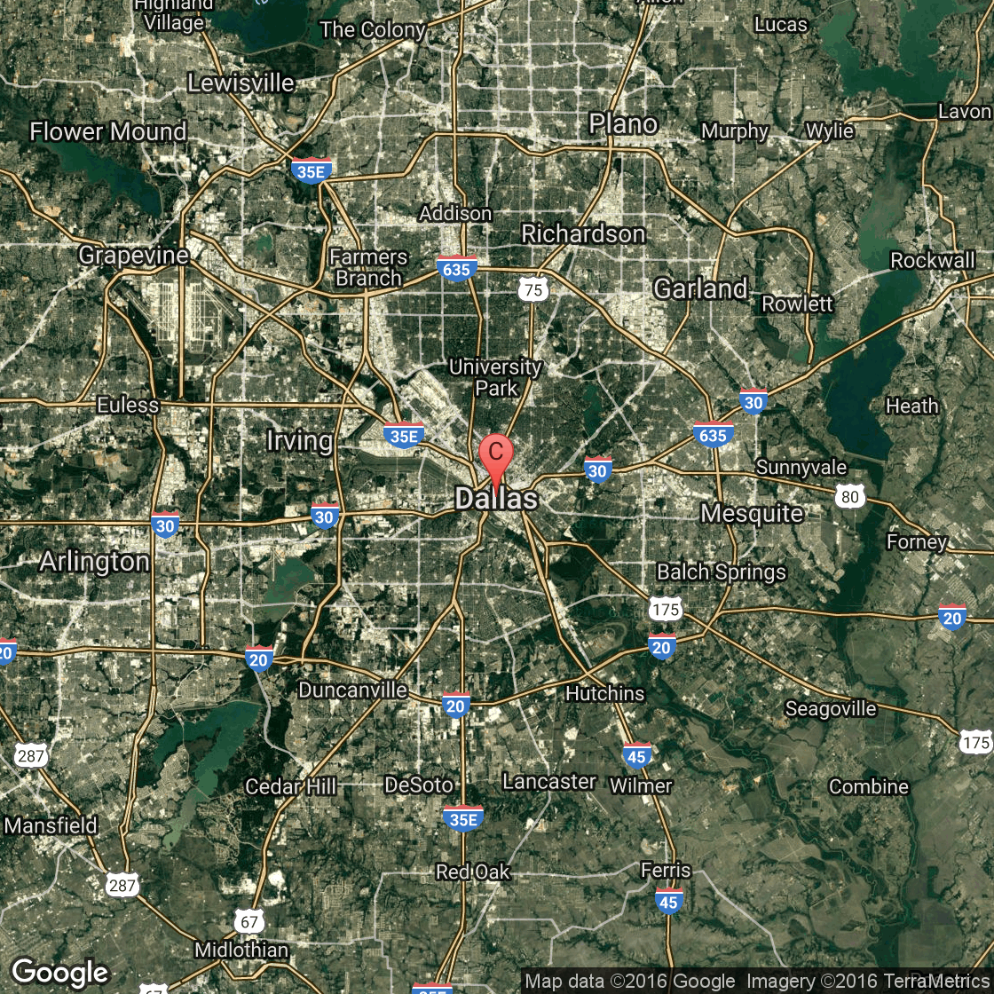 Texas Points Of Interest Map