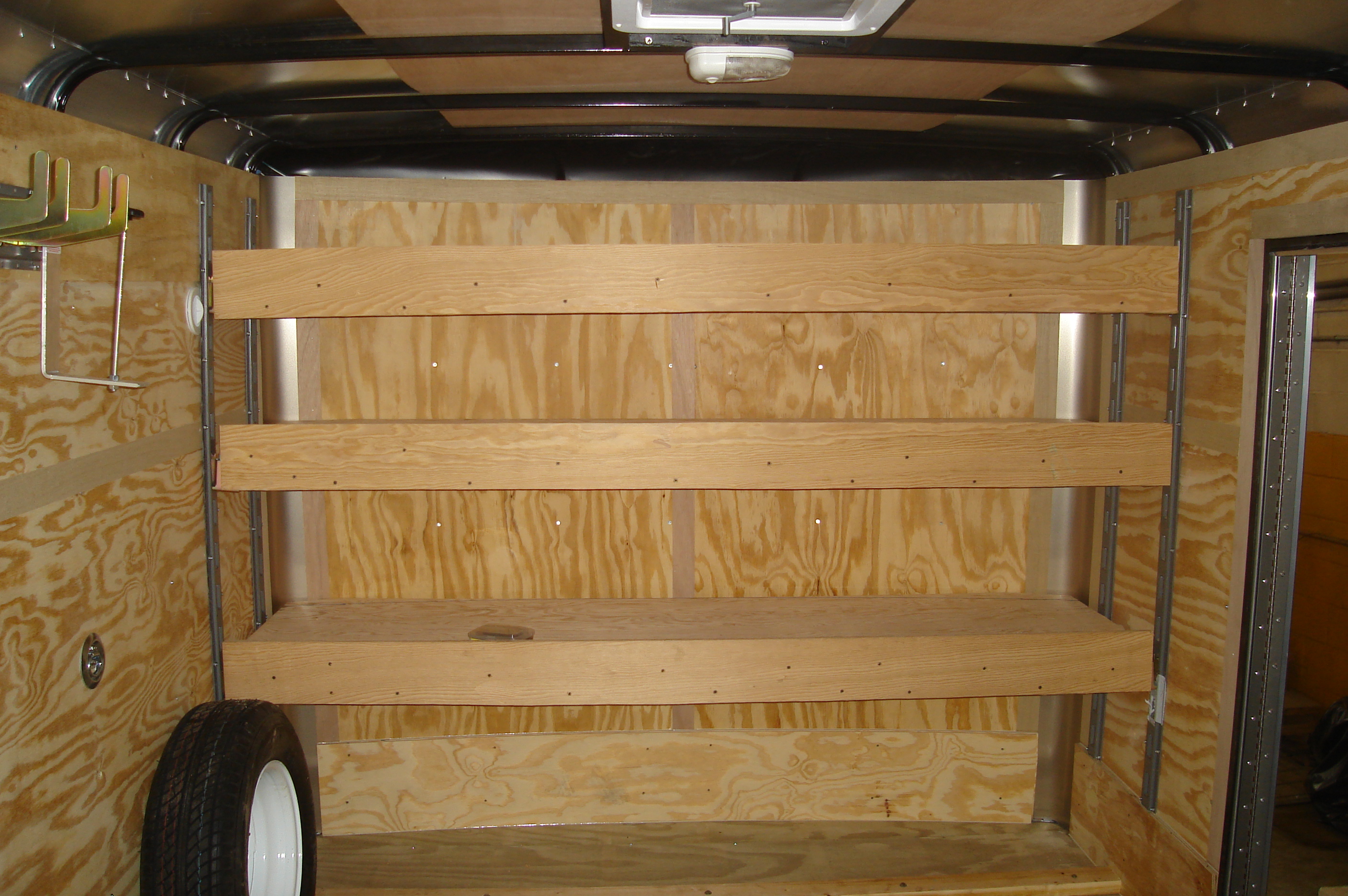 Enclosed Utility Trailer Shelving Ideas It Still Runs Enclosed Utility Trailer Shelving Ideas It Still Runs
